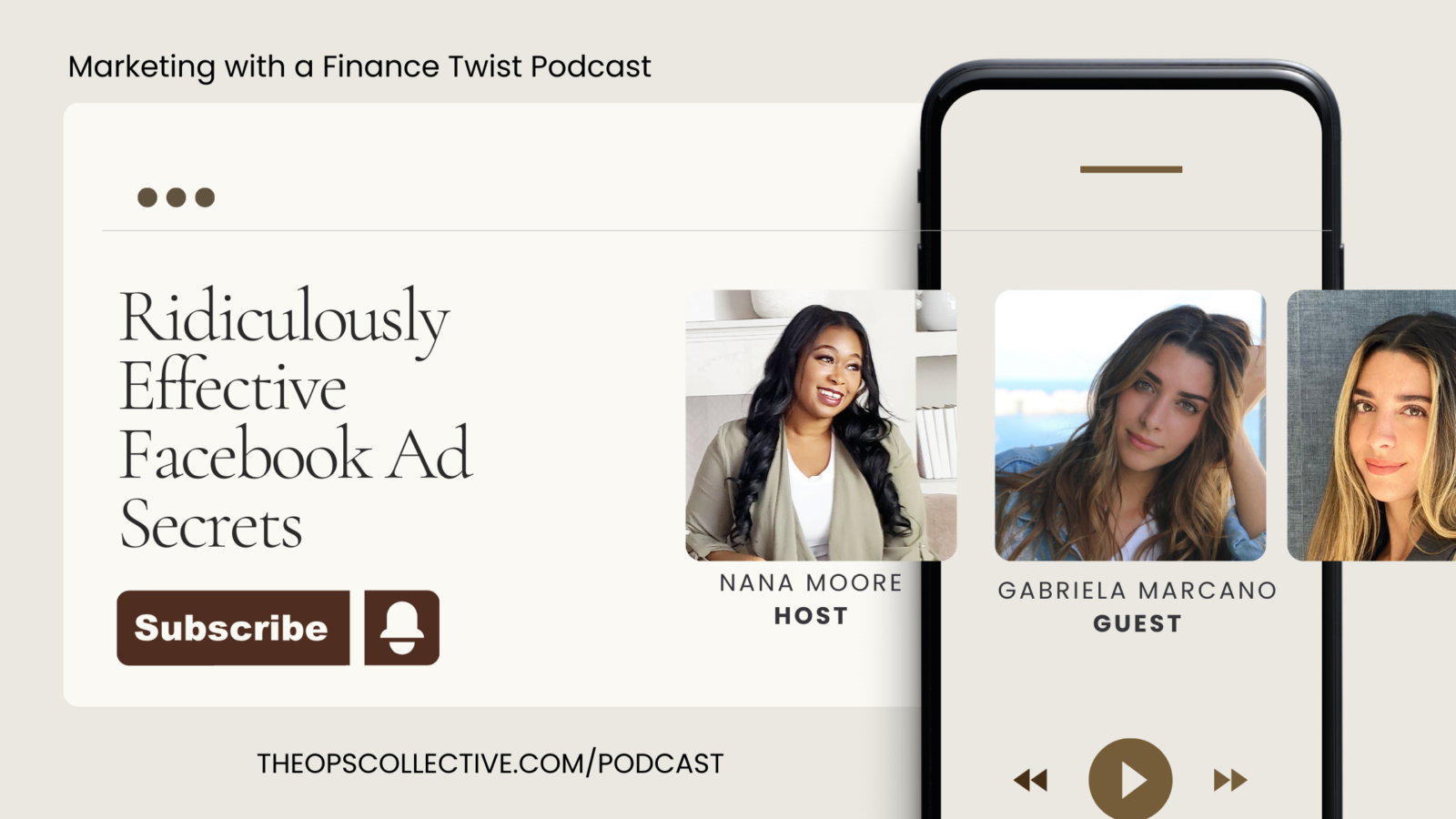 Ridiculously Effective Facebook Ad Secrets with Gabriela Marcano - theopscollective.com